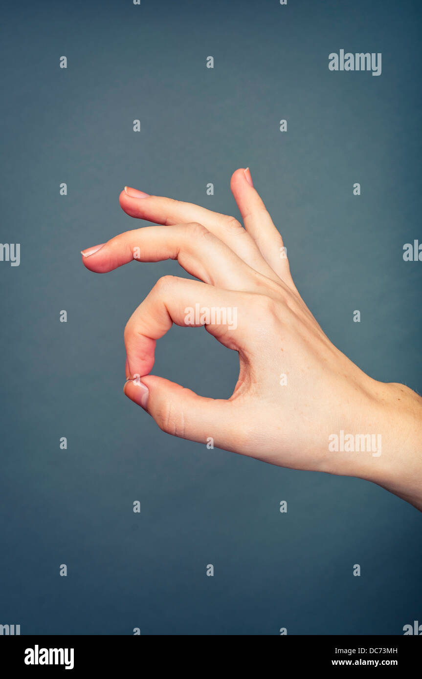 an image of female hand isolated Stock Photo - Alamy