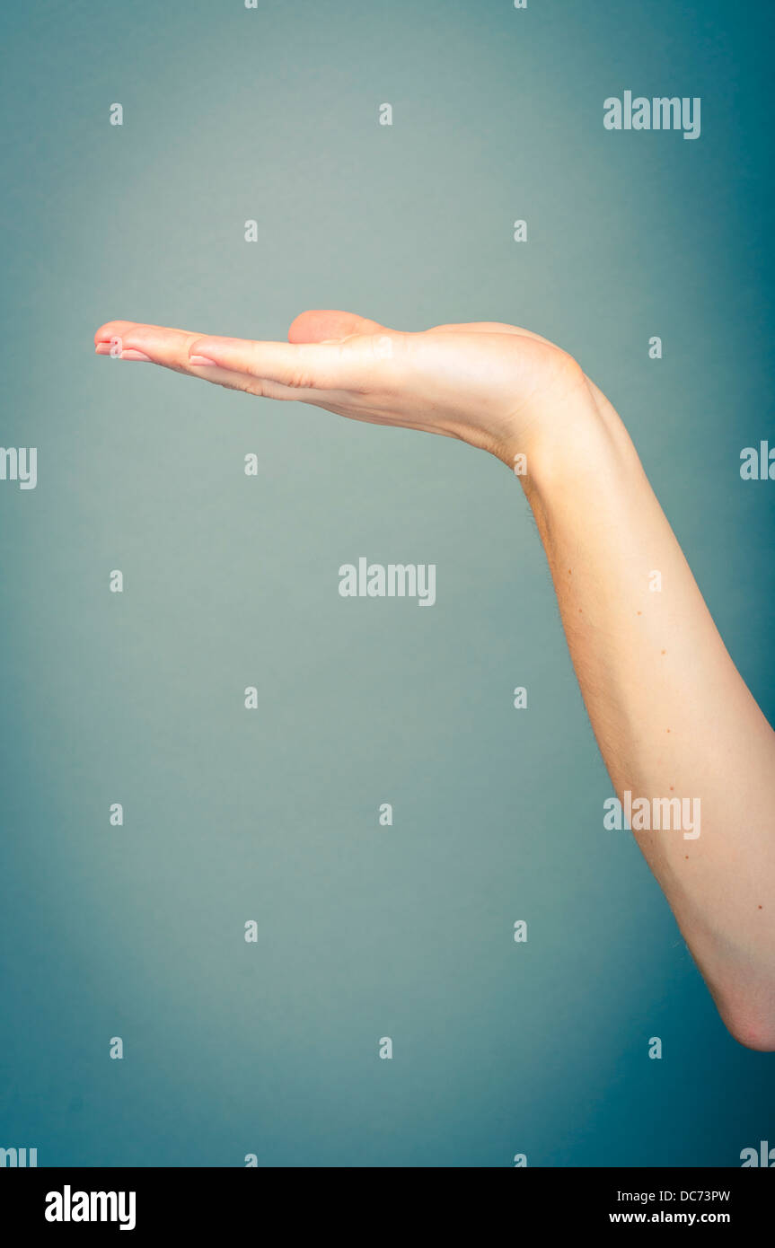 an image of female hand isolated Stock Photo - Alamy