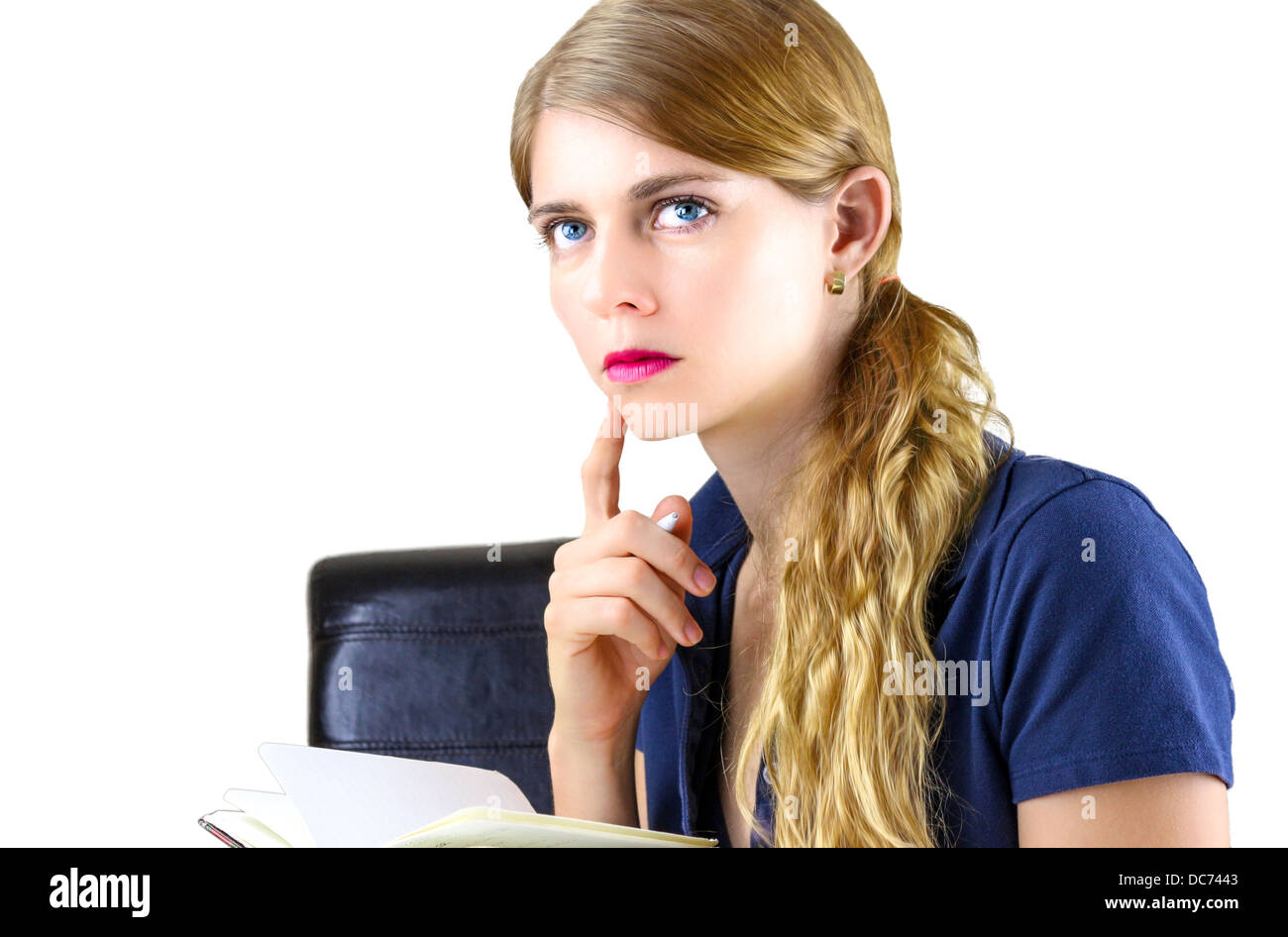 Contemporary woman writing hi-res stock photography and images - Alamy