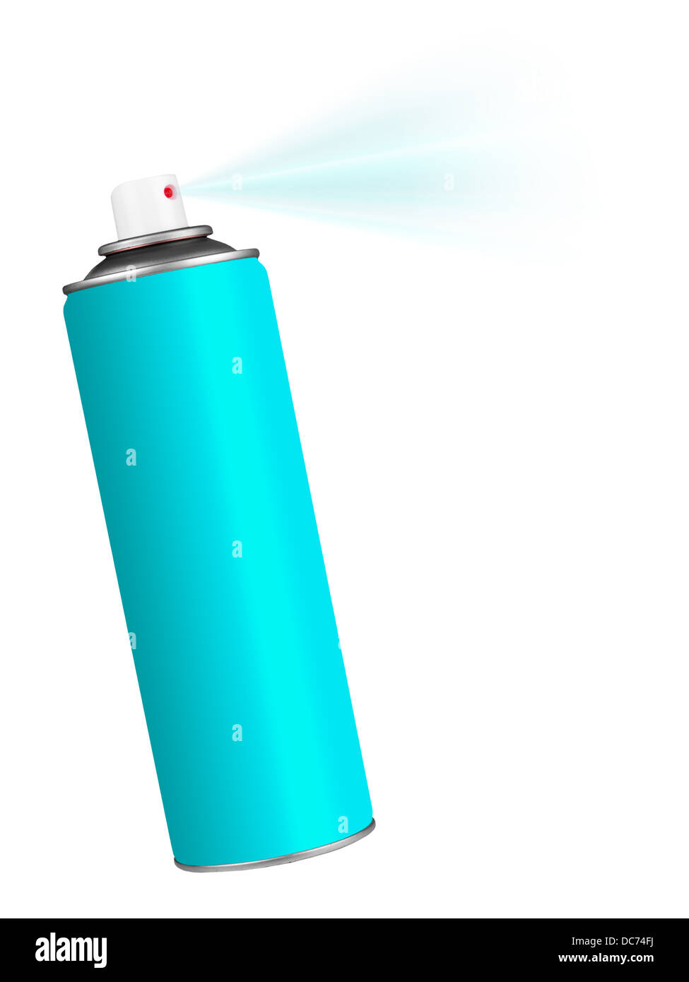 Color spray can white Cut Out Stock Images & Pictures - Alamy