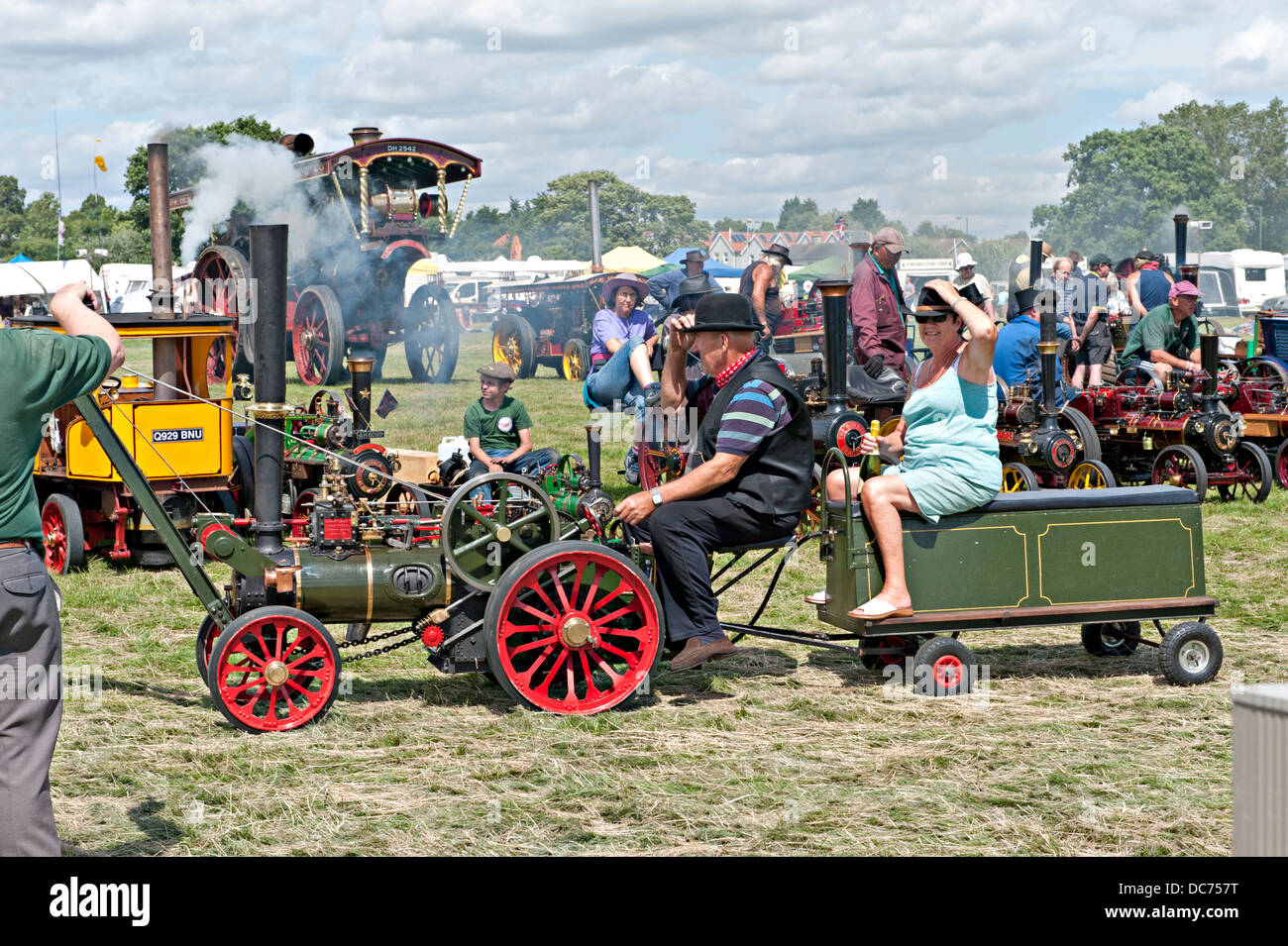 4" Garratt steam Crane Engine engine at a Steam Fair Stock Photo - Alamy