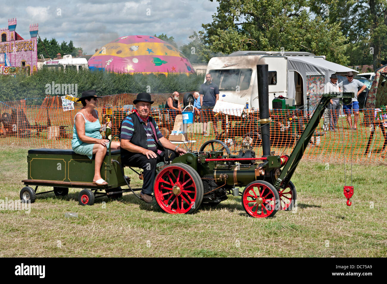 4" Garratt steam Crane Engine engine at a Steam Fair Stock Photo - Alamy
