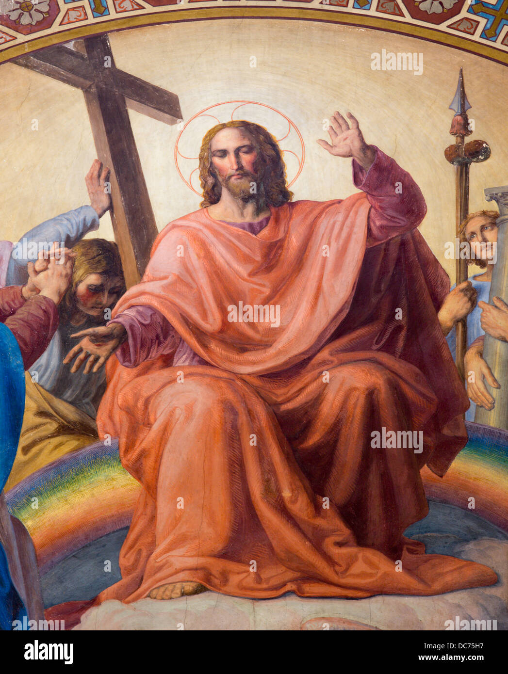 Jesus christ fresco hi-res stock photography and images - Alamy