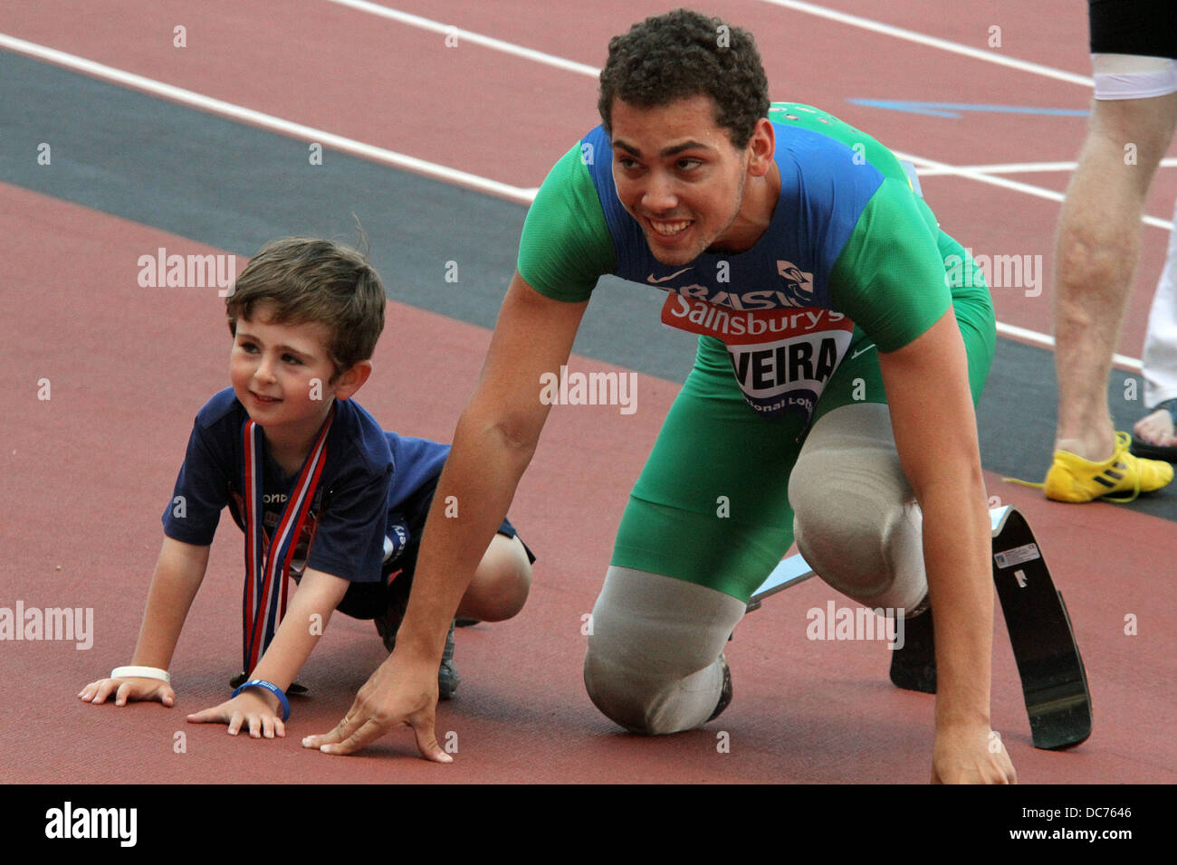 Rio Woolf meets his idol - Brazil's Alan Oliveira who shattered his own ...