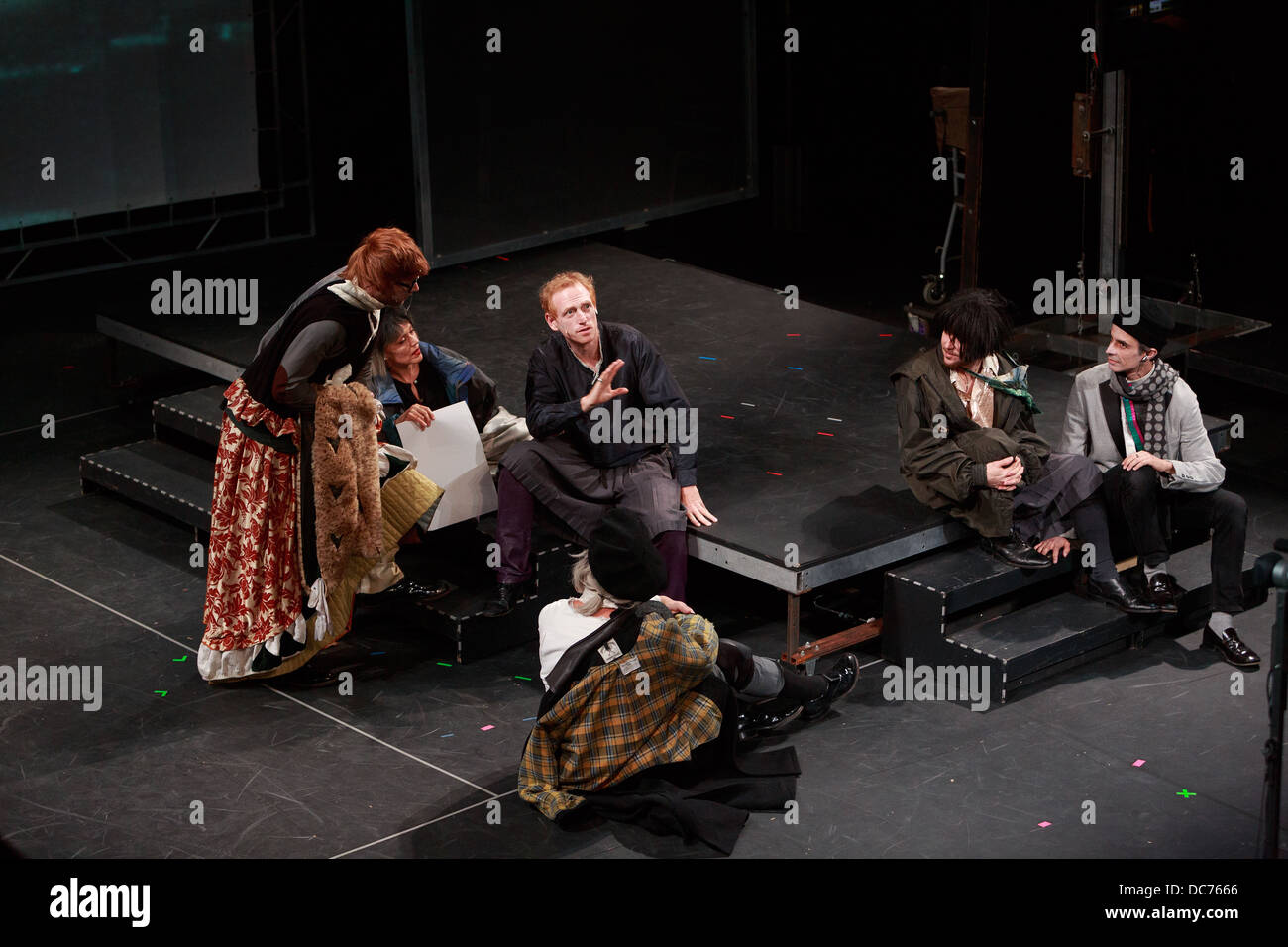 Hamlet rehearsal in the Lyceum theater during the Edinburgh ...
