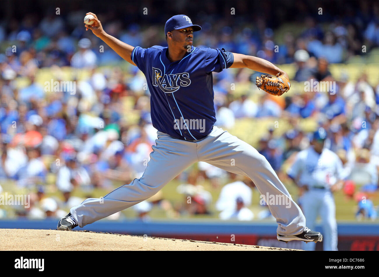 Tampa bay rays los angeles dodgers mlb stadium hi-res stock photography ...
