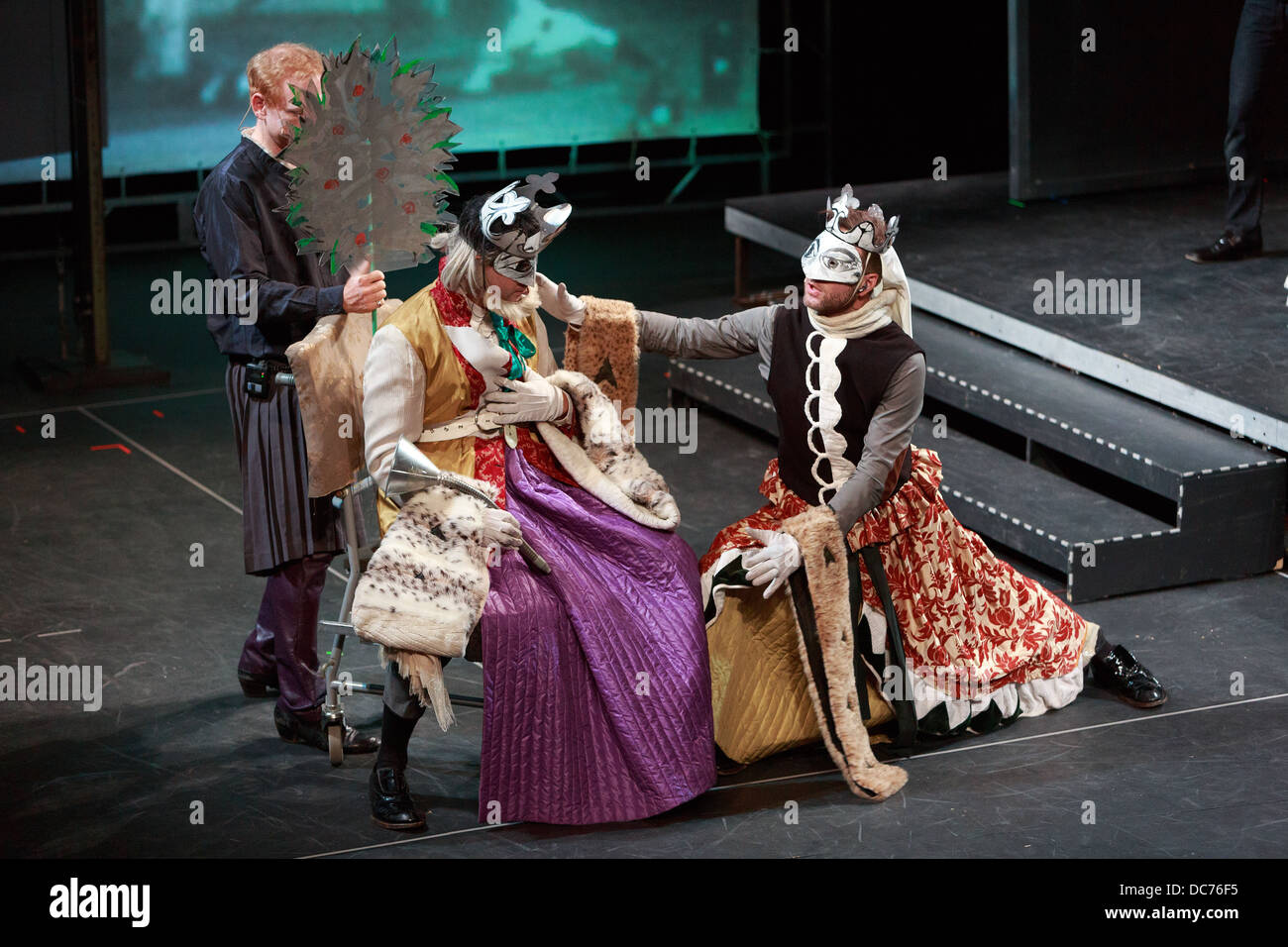Hamlet rehearsal in the Lyceum theater during the Edinburgh ...
