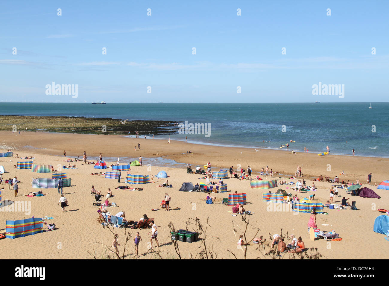 Joss Bay beach, Broadstairs, Kent, England Stock Photo - Alamy