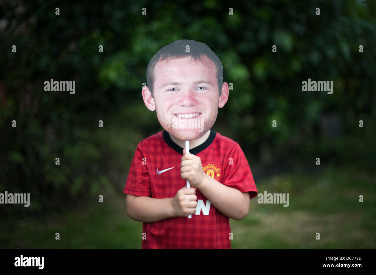 Wayne Rooney Mask Stock Photo - Alamy