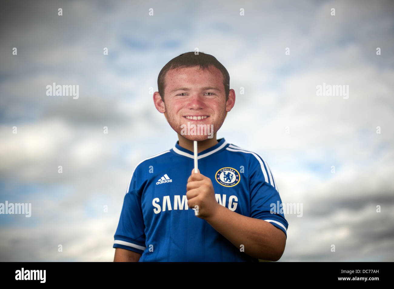 Wayne Rooney Mask Stock Photo - Alamy