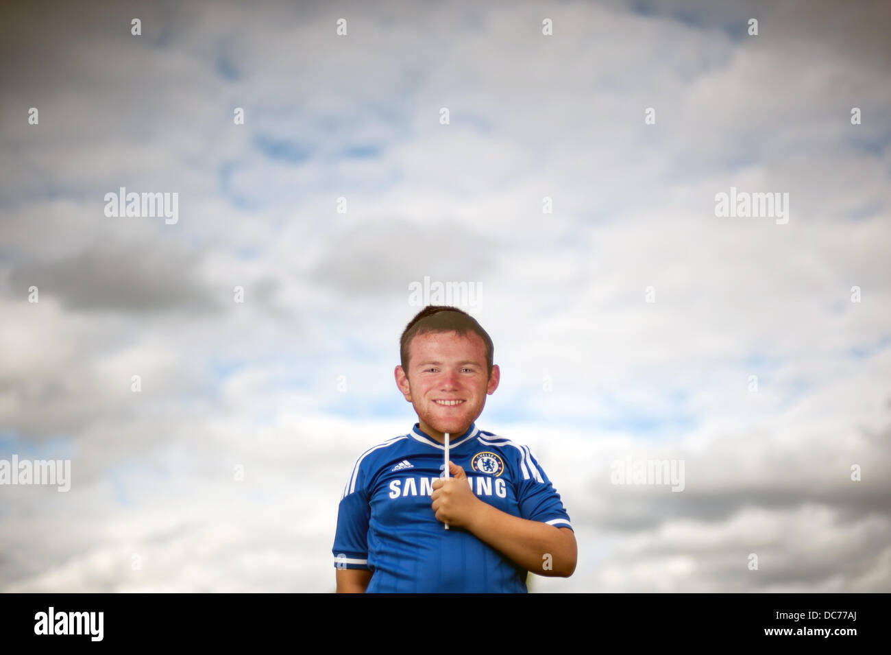 Wayne Rooney Mask Stock Photo - Alamy
