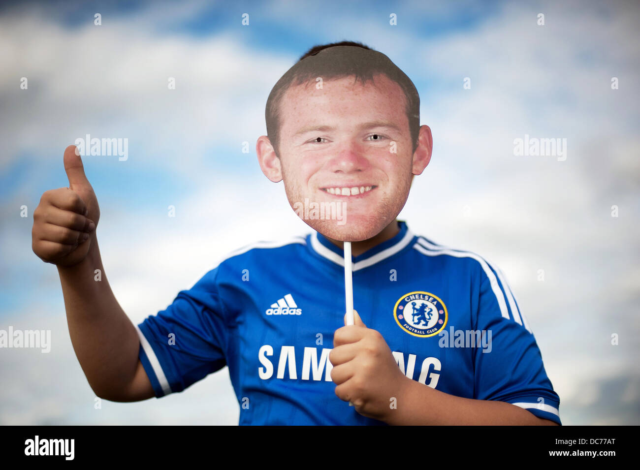 Wayne Rooney Mask Stock Photo - Alamy