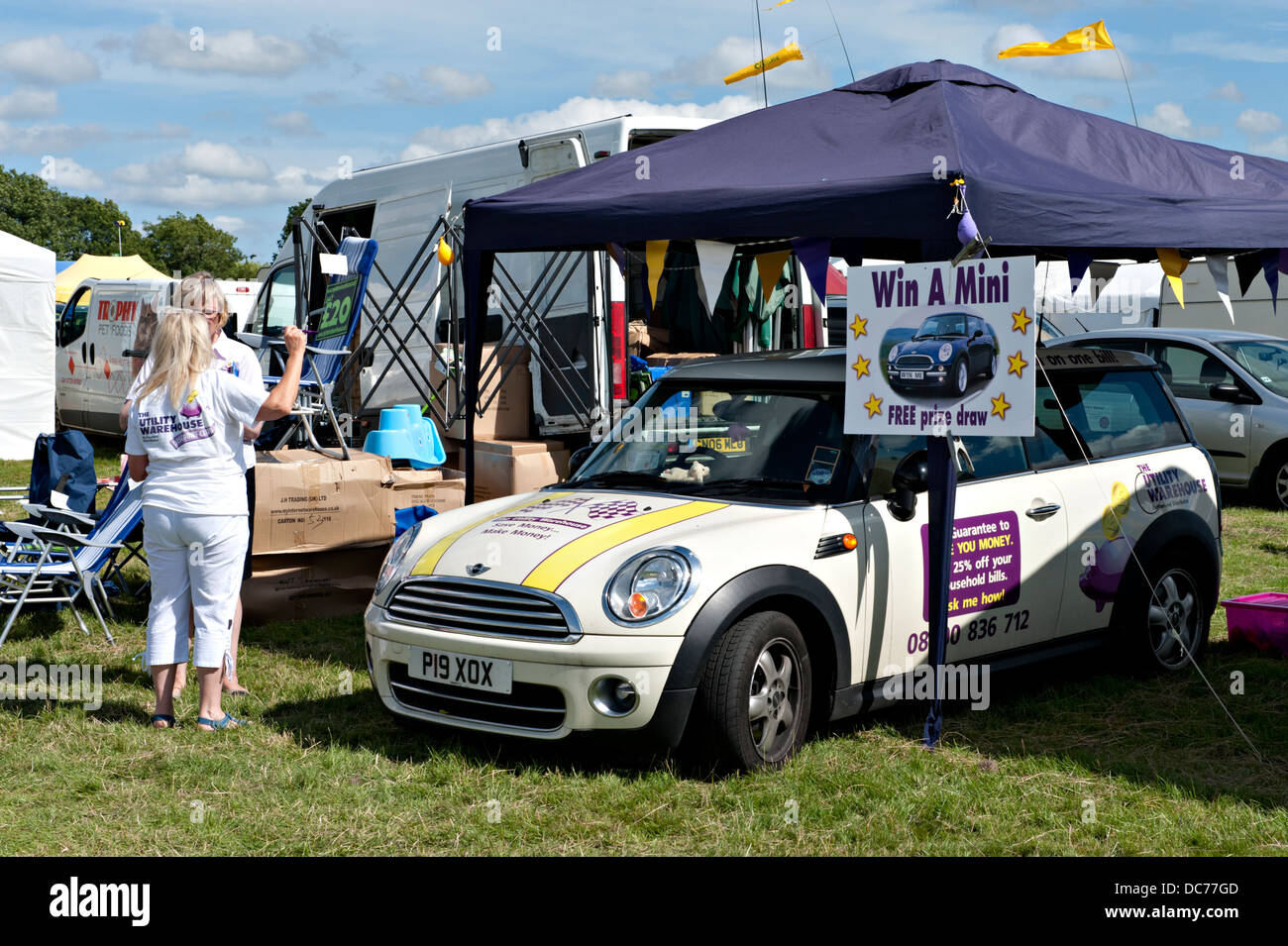 Win a mini competition at a transport fair in surrey UK Stock Photo - Alamy