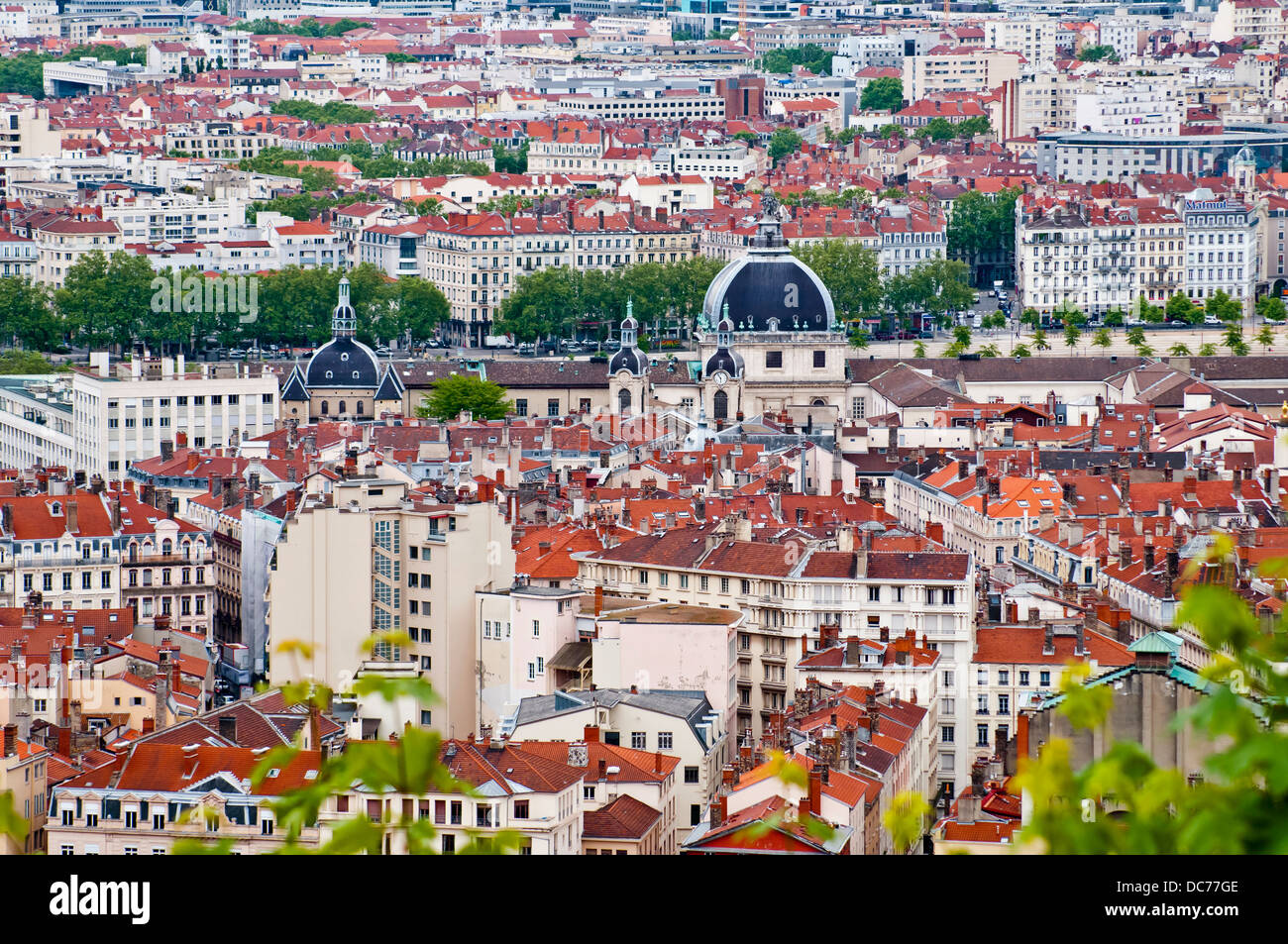 Lyon aerial view hi-res stock photography and images - Alamy