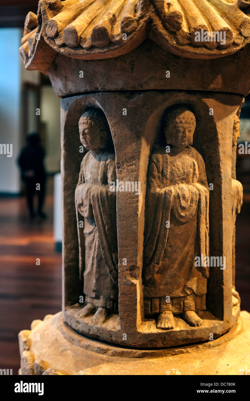 The Stupa Tower (11th-12th century), a Chinese sandstone sculpture ...