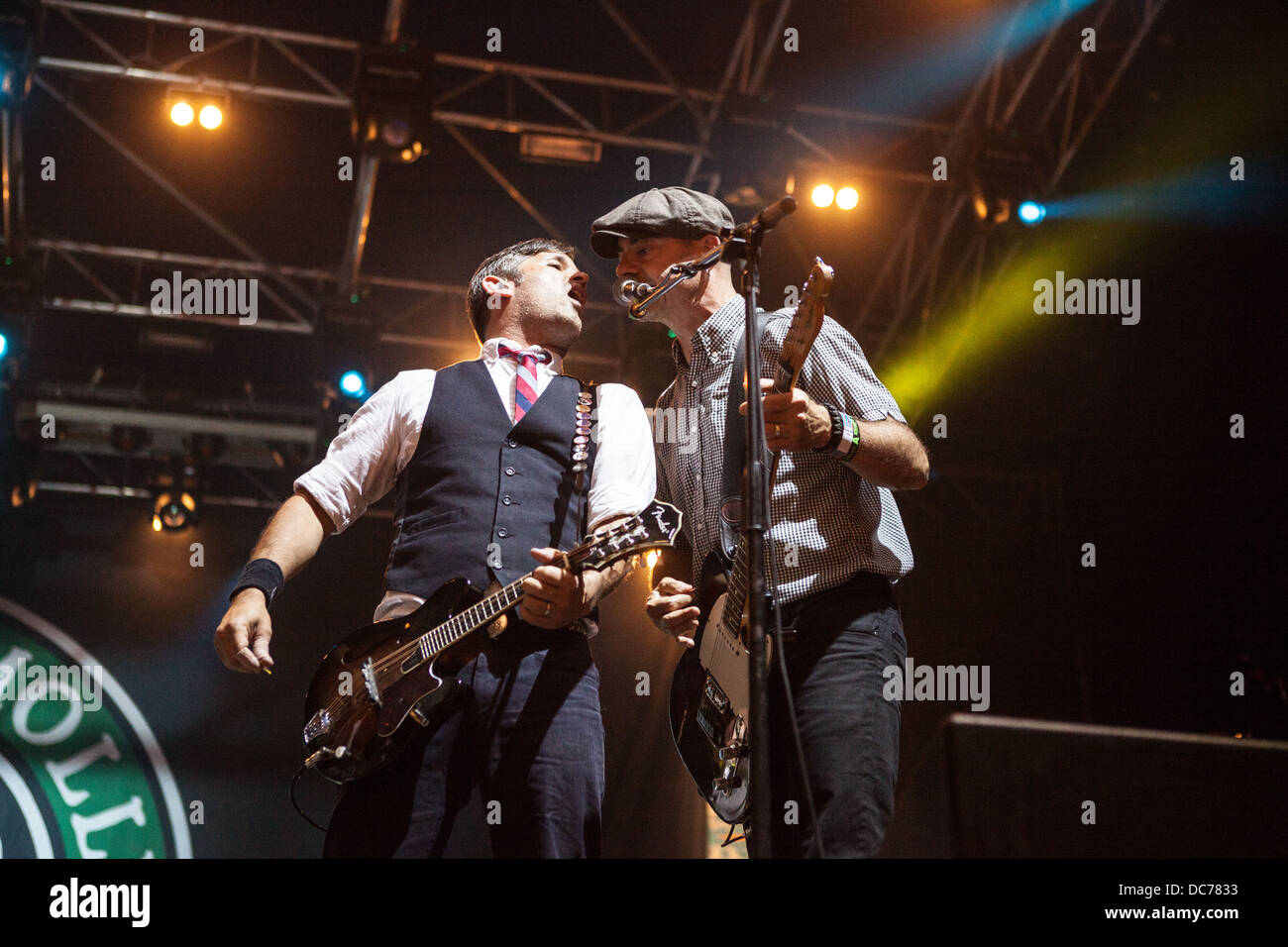 Flogging Molly performs during Sziget Festival 2013 Stock Photo - Alamy