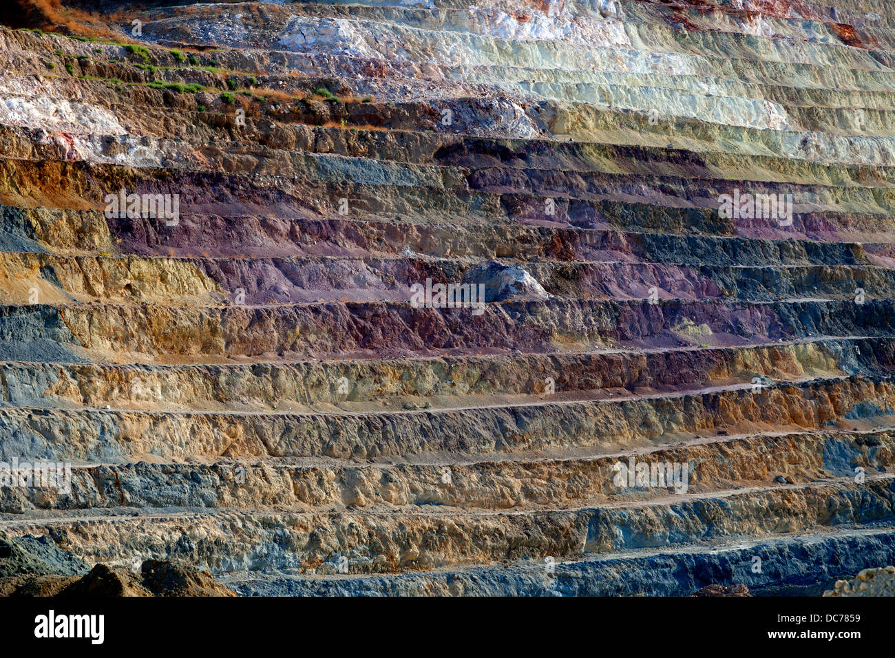 Bentonite quarry in Milos island.Greece Stock Photo - Alamy