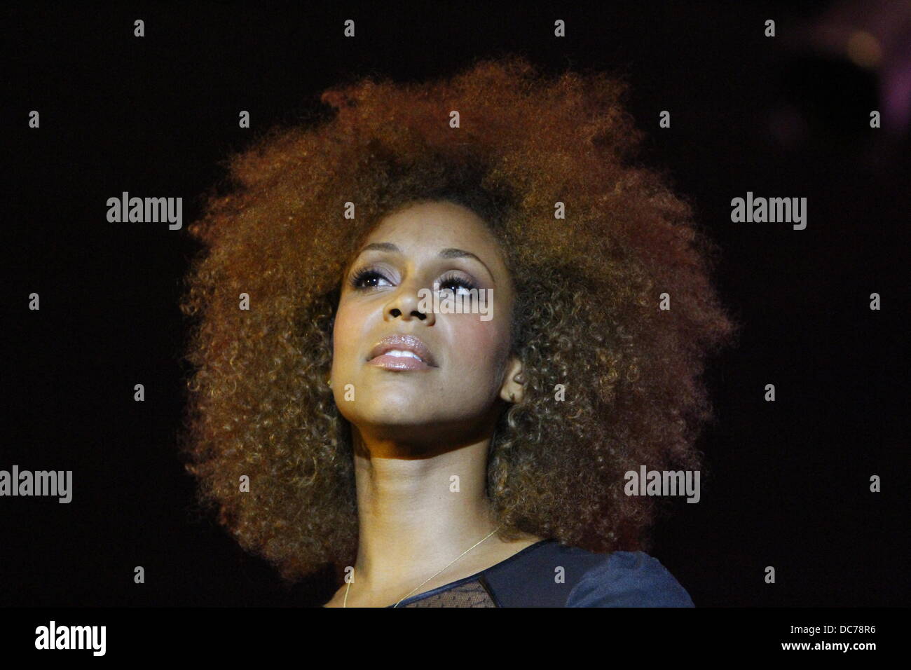 Worms, Germany. 10th August 2013. Singer Grace Risch is pictured on ...