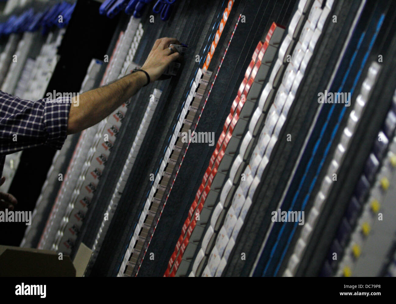 Pharmaceutical drugs warehouse Stock Photo - Alamy