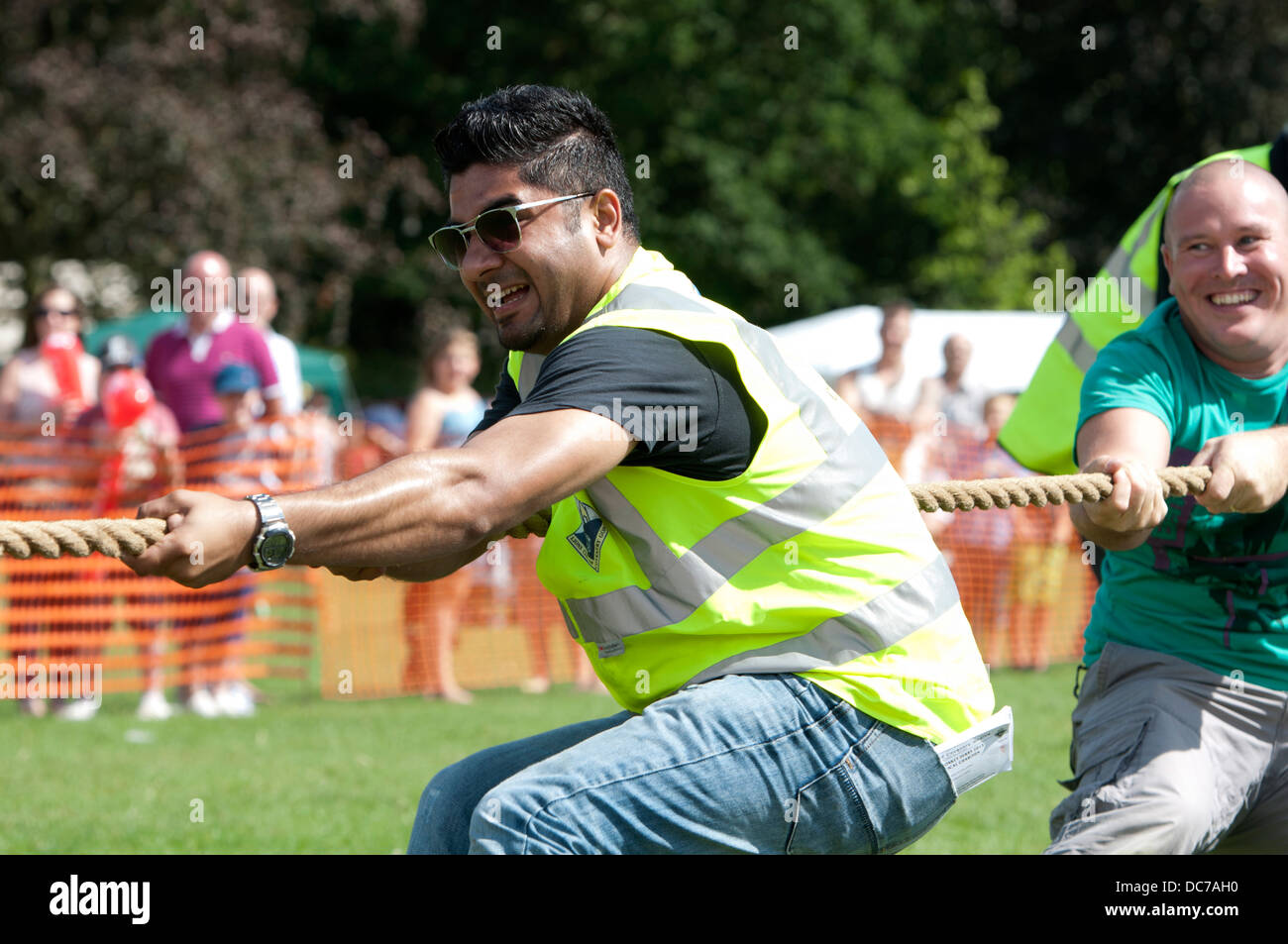 Man with tug war hi-res stock photography and images - Alamy