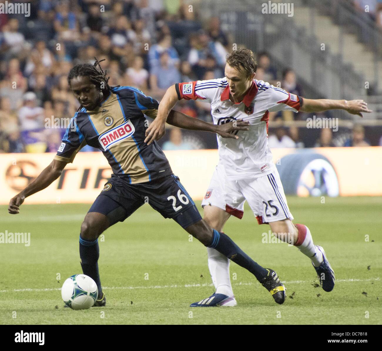 Chester, Pennsylvania, USA. 10th Aug, 2013. KEON DANIEL (26) of the ...