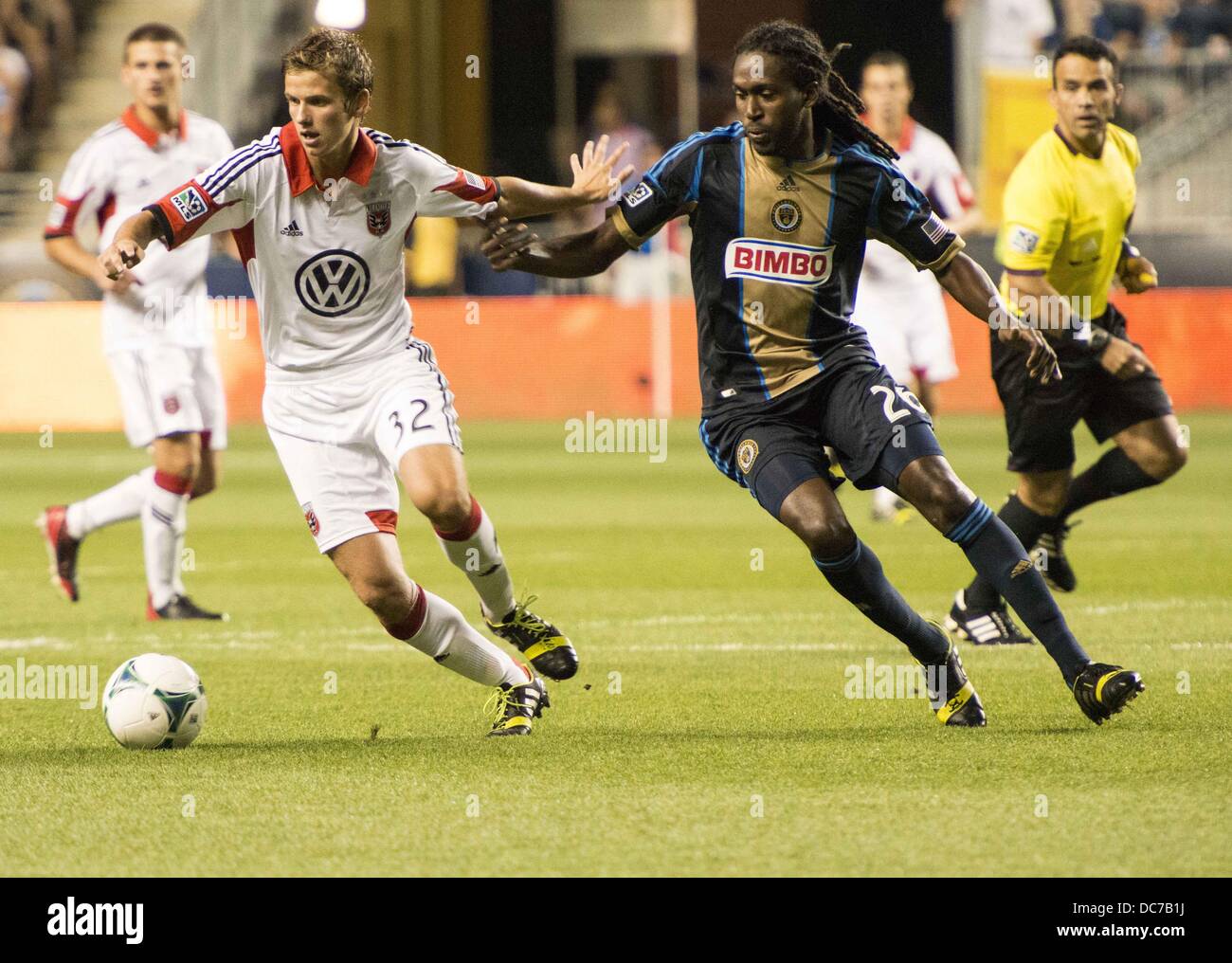 Chester, Pennsylvania, USA. 10th Aug, 2013. KEON DANIEL (26) of the ...
