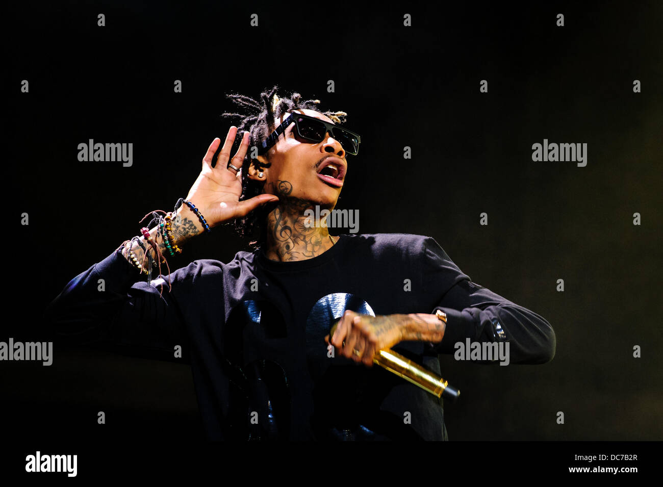 Toronto, Ontario, Canada. 10th Aug, 2013. American rapper WIZ KHALIFA ...