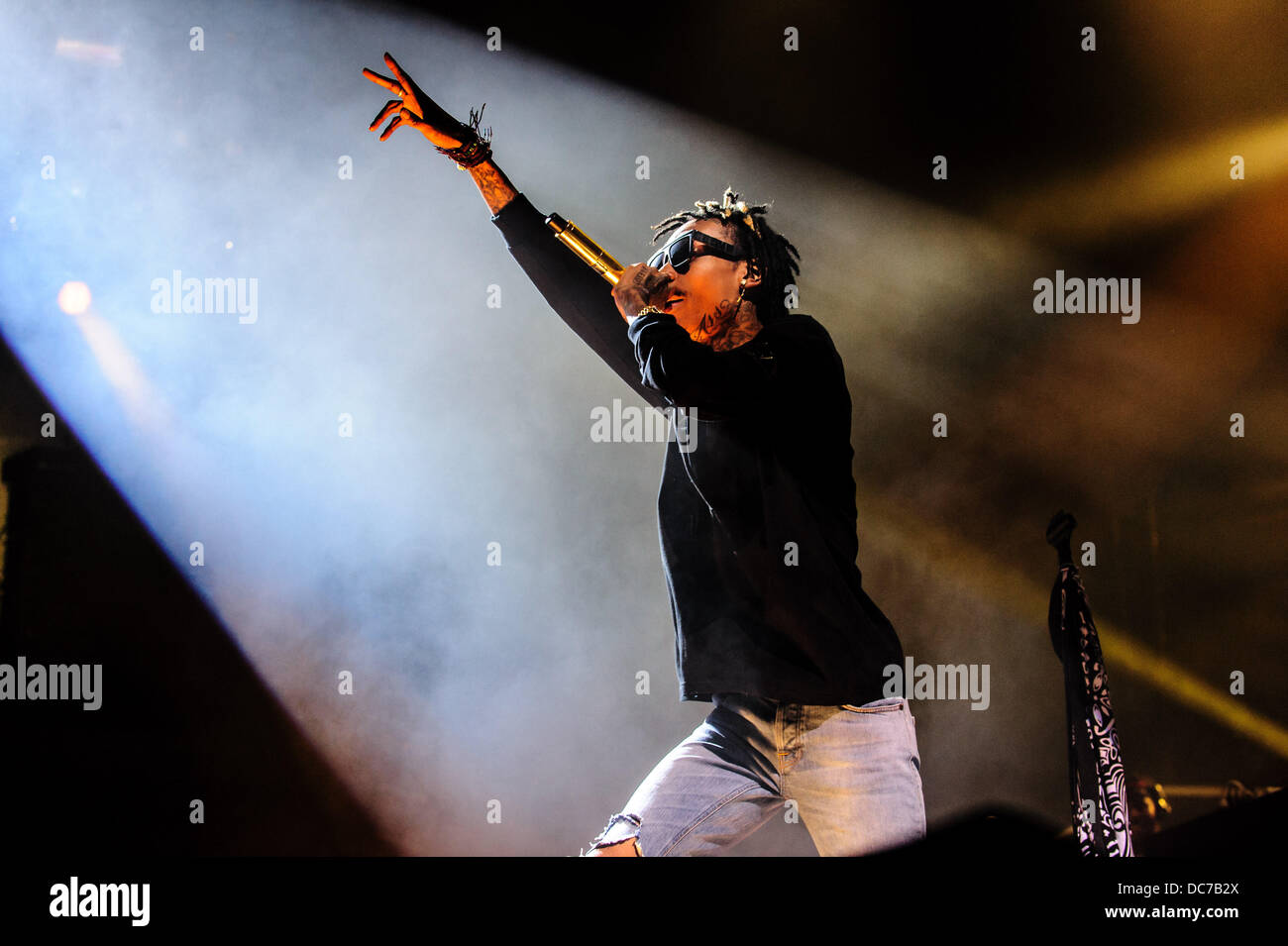 Toronto, Ontario, Canada. 10th Aug, 2013. American rapper WIZ KHALIFA ...