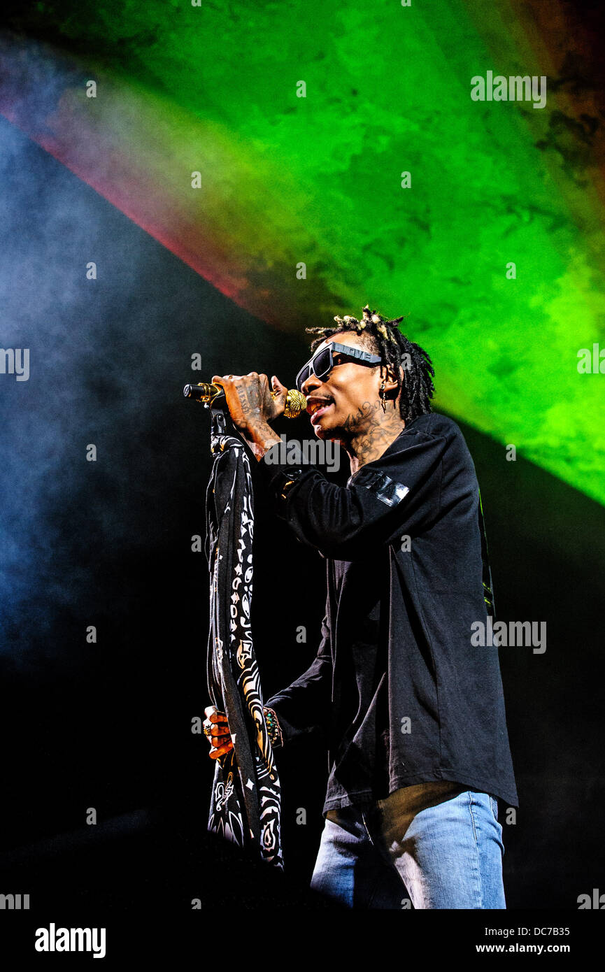 Toronto, Ontario, Canada. 10th Aug, 2013. American rapper WIZ KHALIFA ...