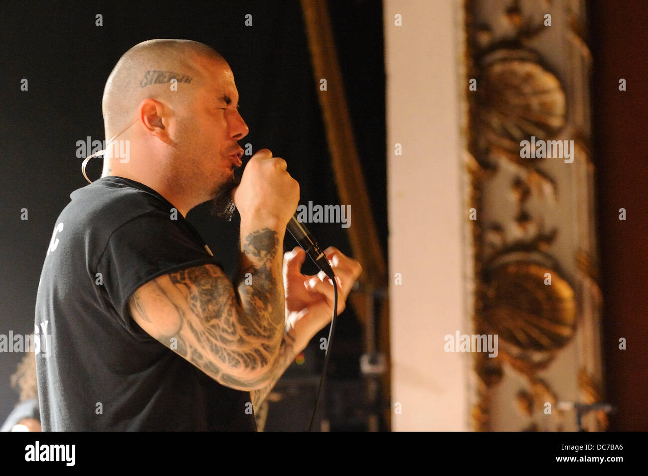 Toronto, Canada. August 10, 2013. Phil Anselmo performs at The Opera ...