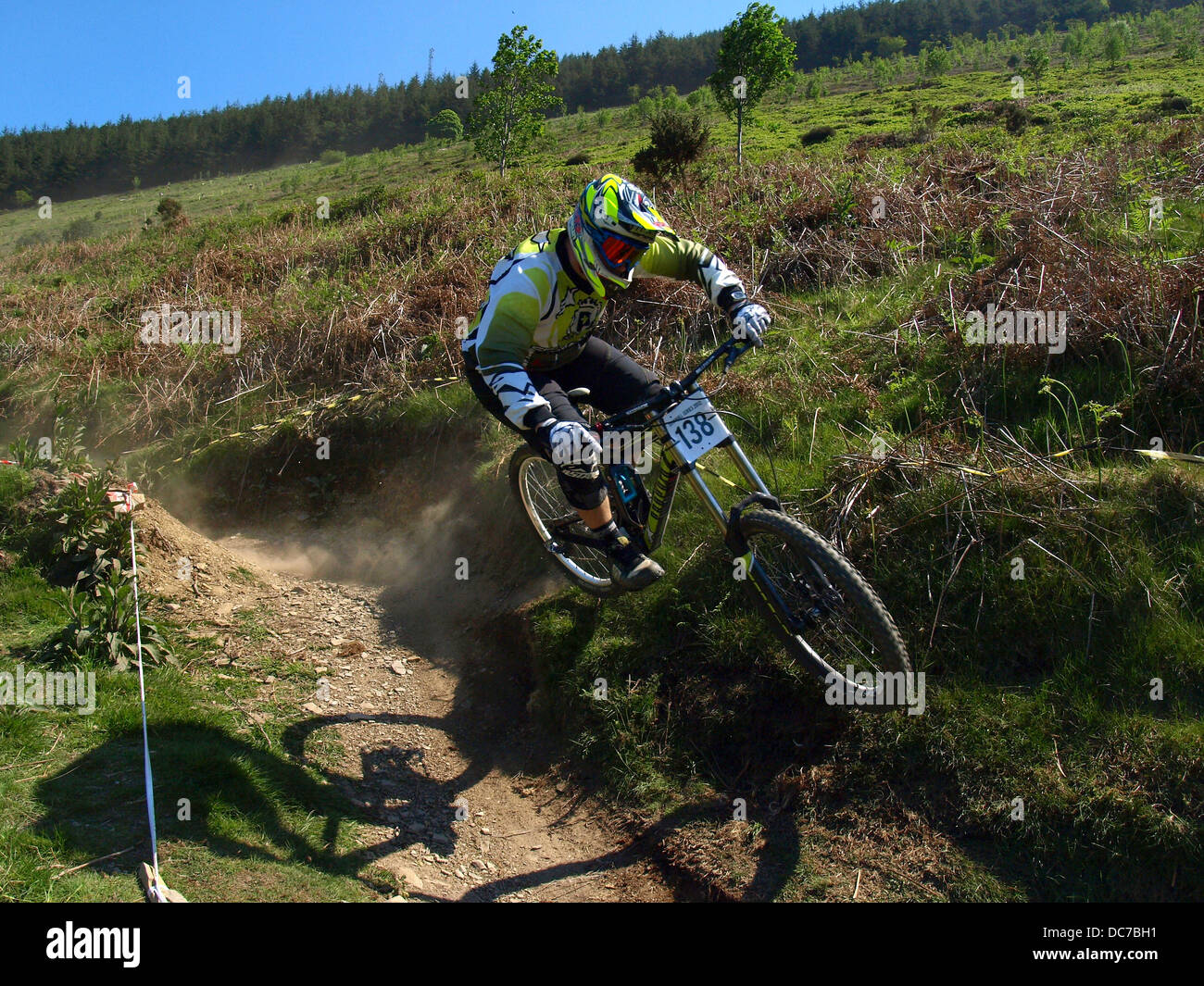 Downhill mountain bike track hi-res stock photography and images - Alamy