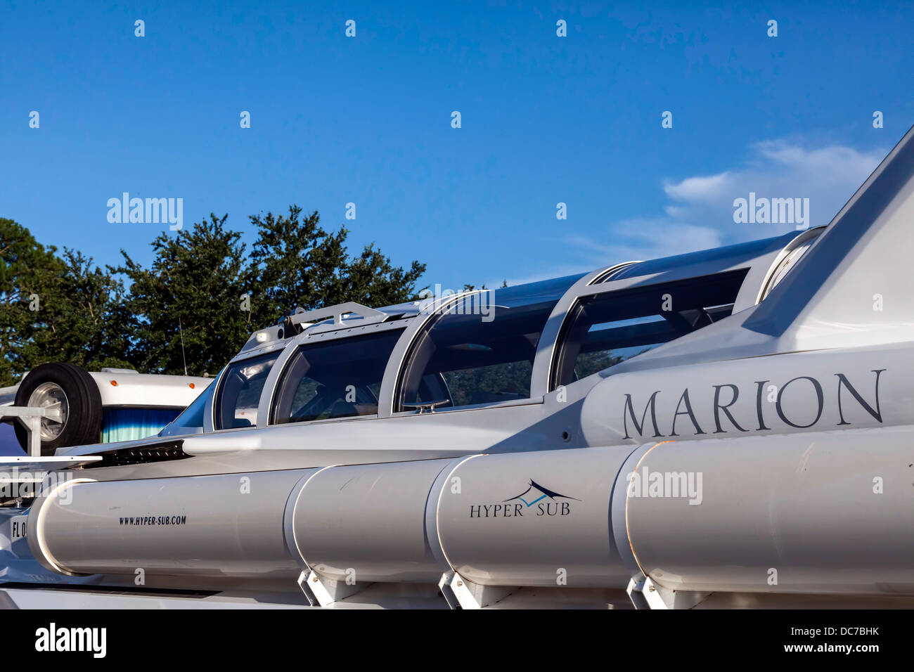 Hyper Sub, a prototype submarine and speedboat Stock Photo - Alamy