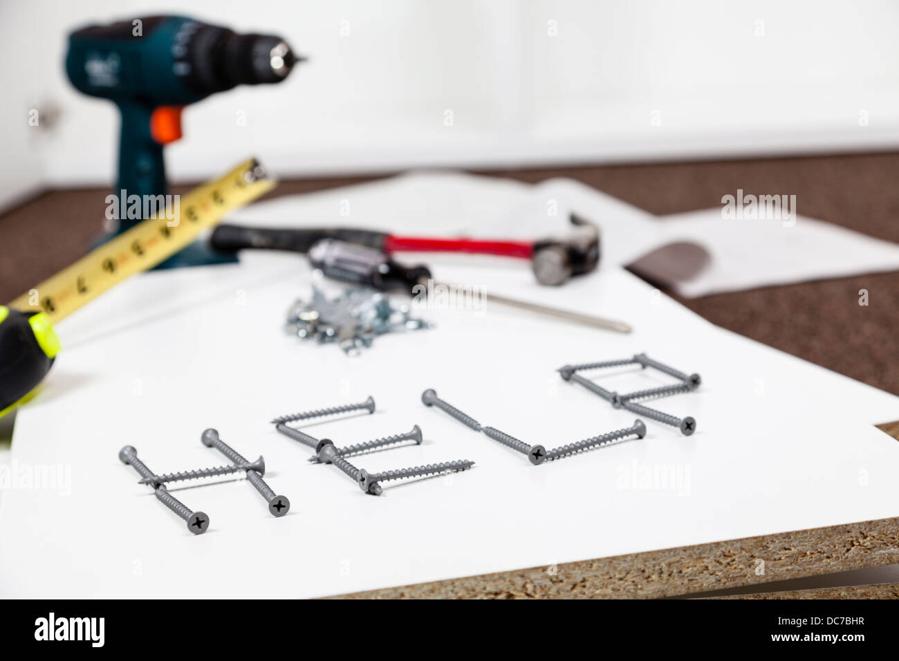 Furniture repair diy home improvement hi-res stock photography and ...