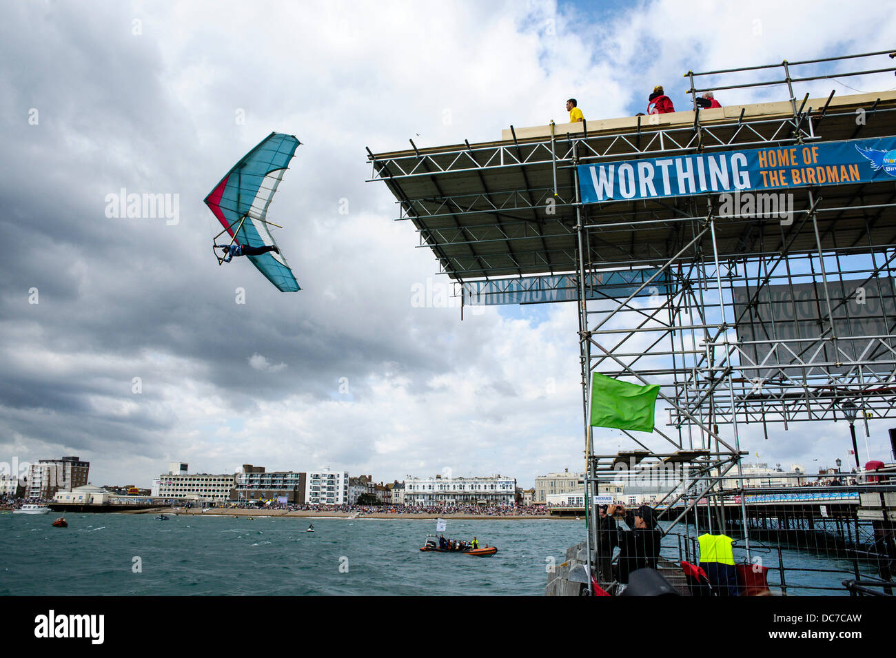 Worthing, UK. 10th Aug, 2013. Worthing International Birdman. Condor ...