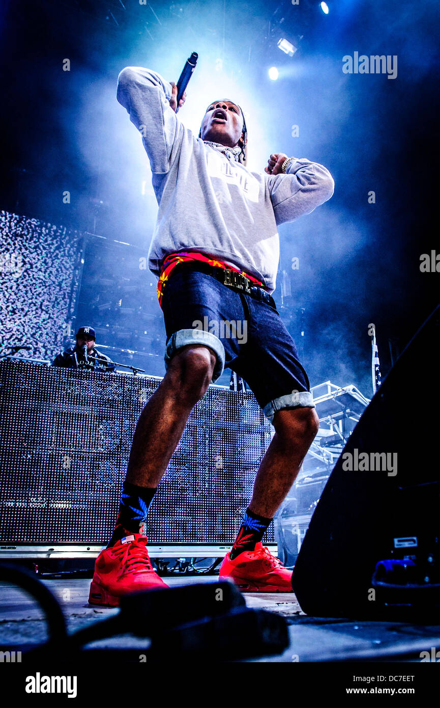 Aug. 10, 2013 - Toronto, Ontario, Canada - American rapper A$AP ROCKY ...