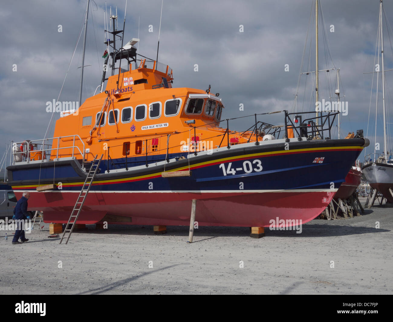 Royal National Lifeboat Institution Fishguard lifeboat, Blue Peter VII ...