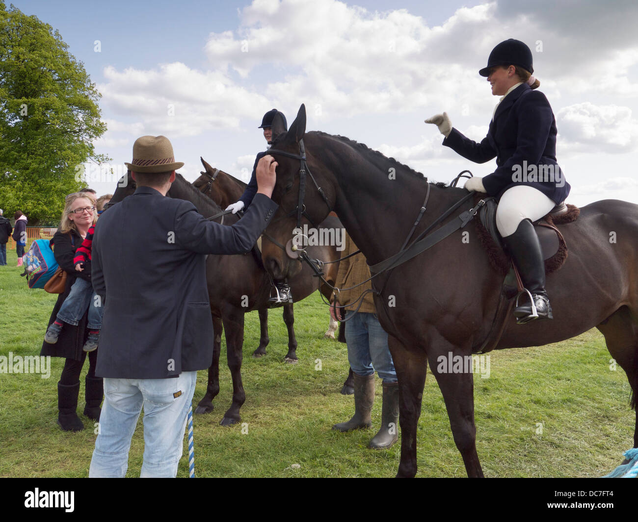 Scenes from a Point to Point horse race meeting Stock Photo - Alamy