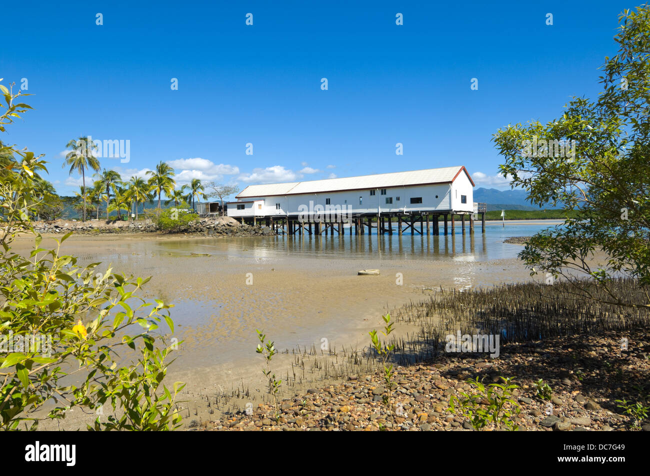 Historic Sugar Wharf building on Dickson Inlet - Port Douglas ...
