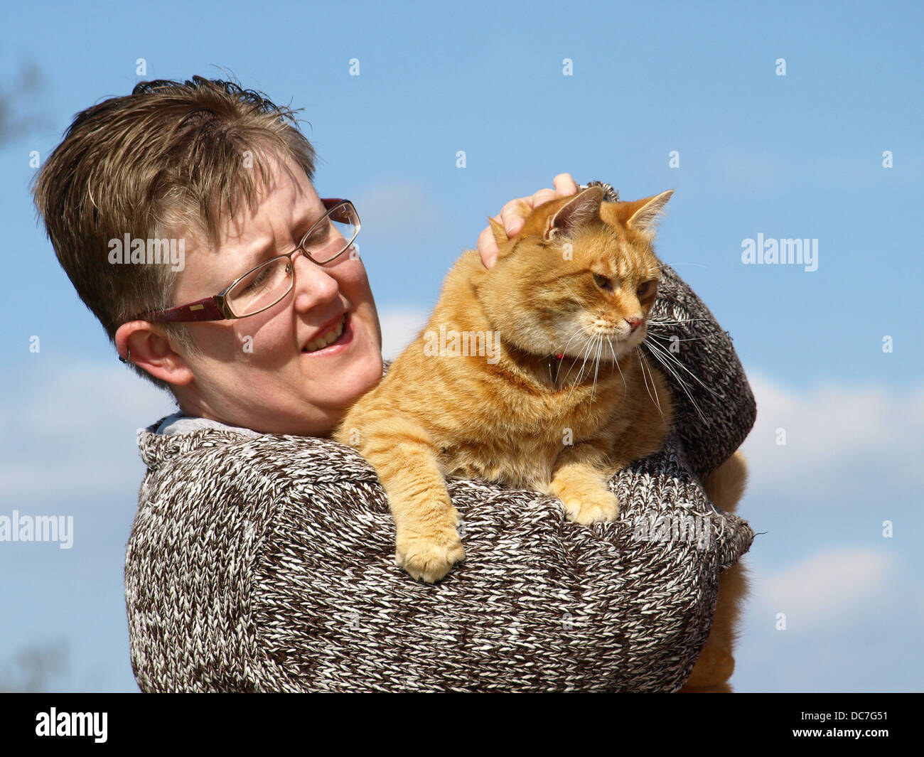 Crazy cat lady hi-res stock photography and images - Alamy