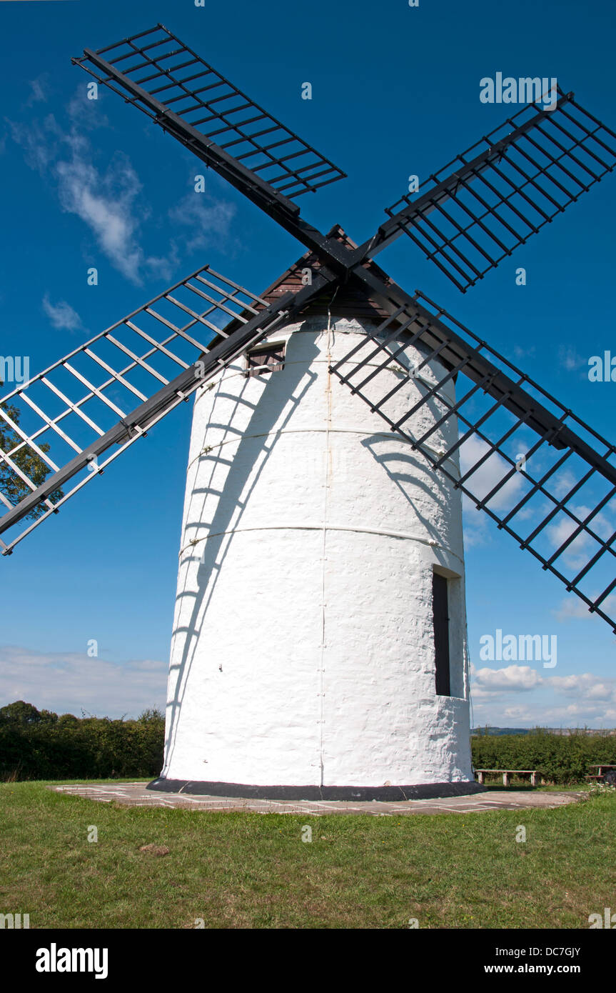 Ashton Windmill, Chapel Allerton, near Wedmore, Somerset Stock Photo ...