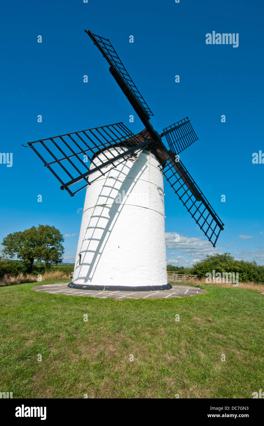 Ashton Windmill, Chapel Allerton, near Wedmore, Somerset Stock Photo ...