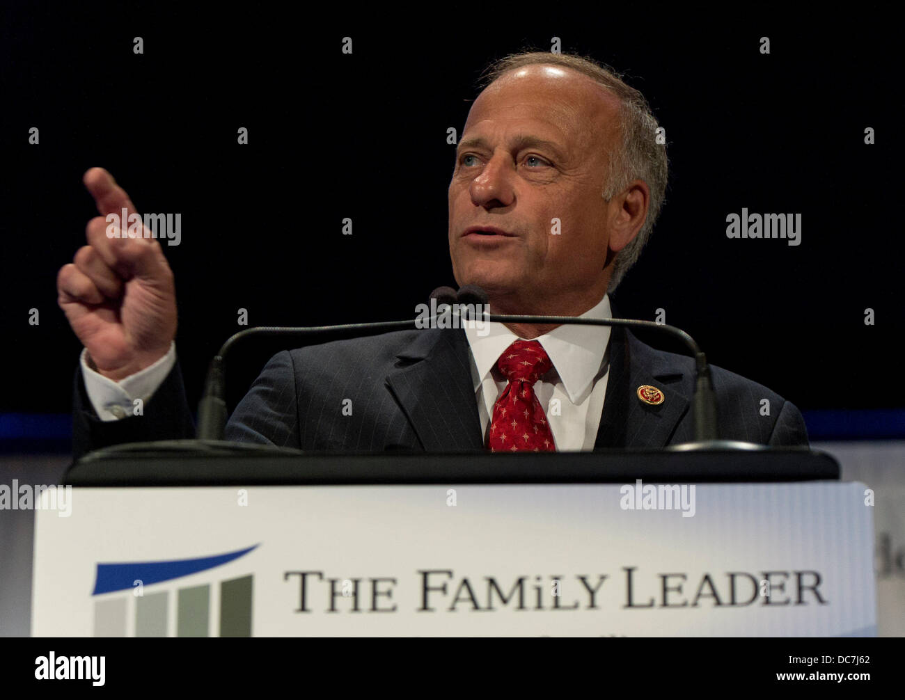 Ames, Iowa, USA. 10th Aug, 2013. Congressman STEVE KING (R-IA ...