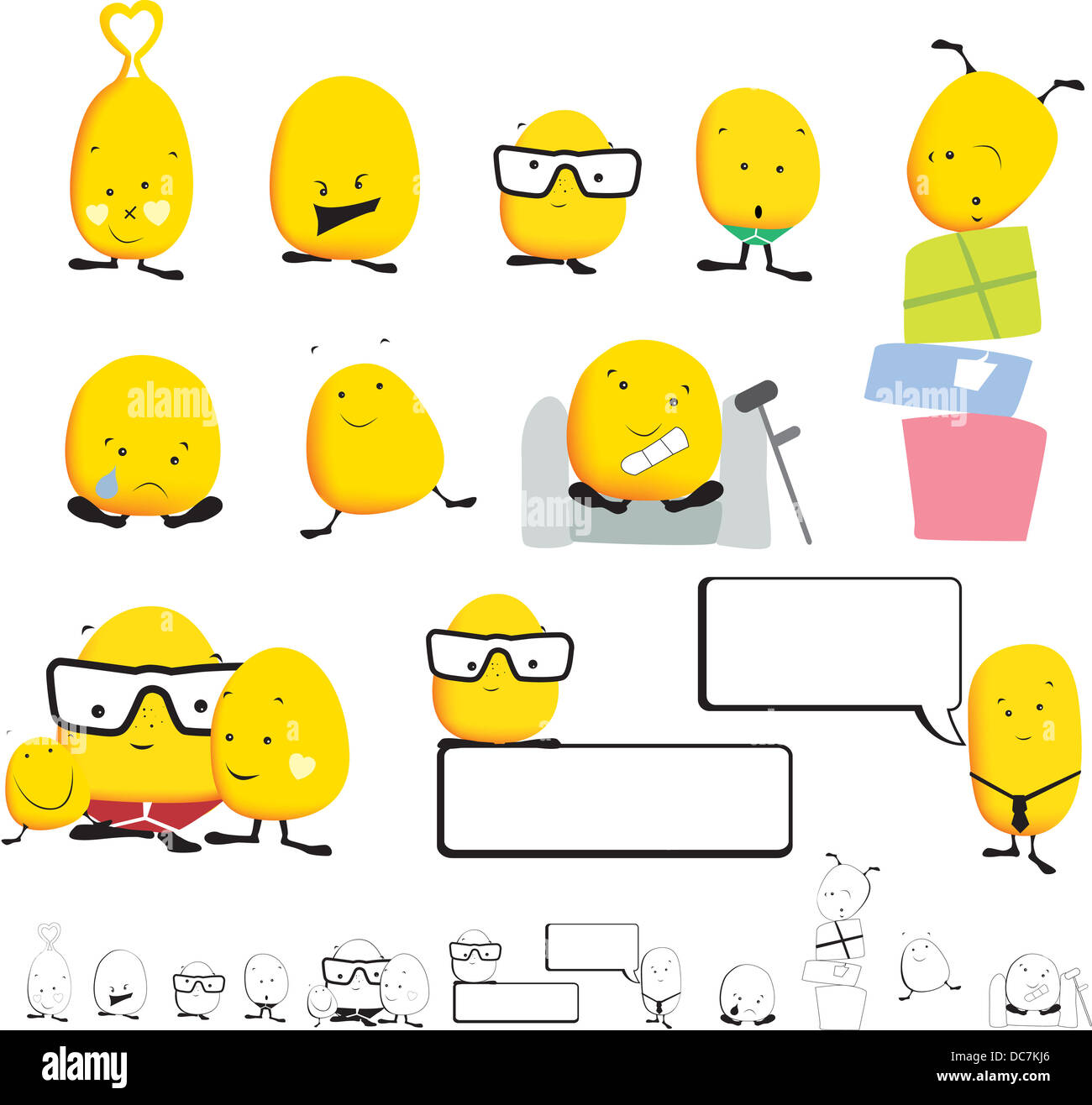 Ill character hi-res stock photography and images - Alamy