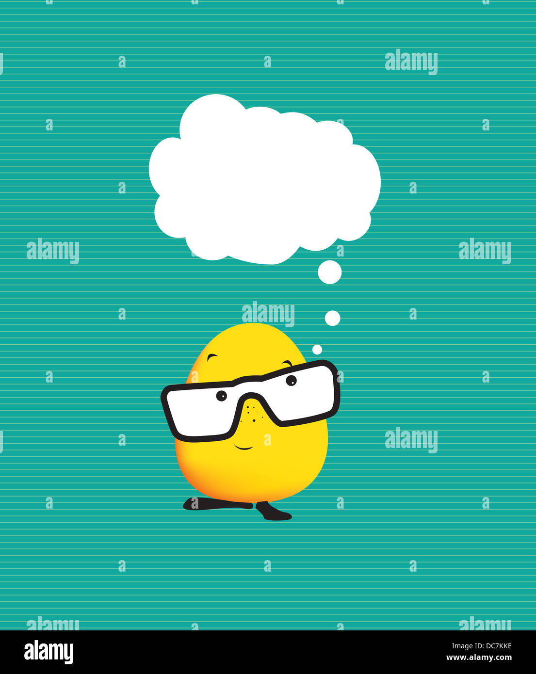 speech bubble with a cute japanese kawaii manga cartoon character Stock ...