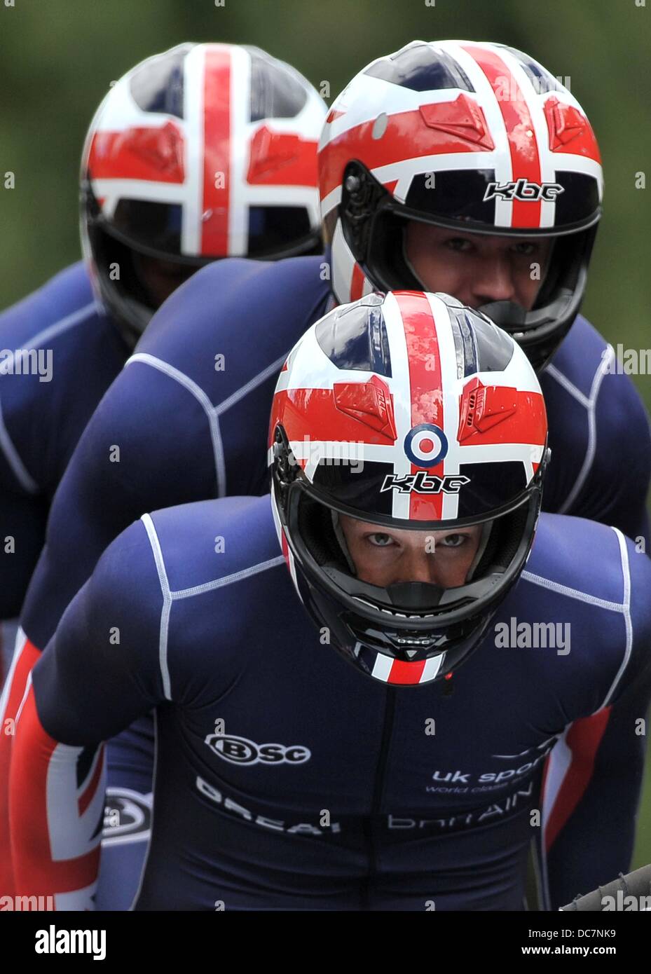 Bath, UK. 09th Aug, 2013. Bruce Tasker, Joel Fearon, Craig Pickering ...