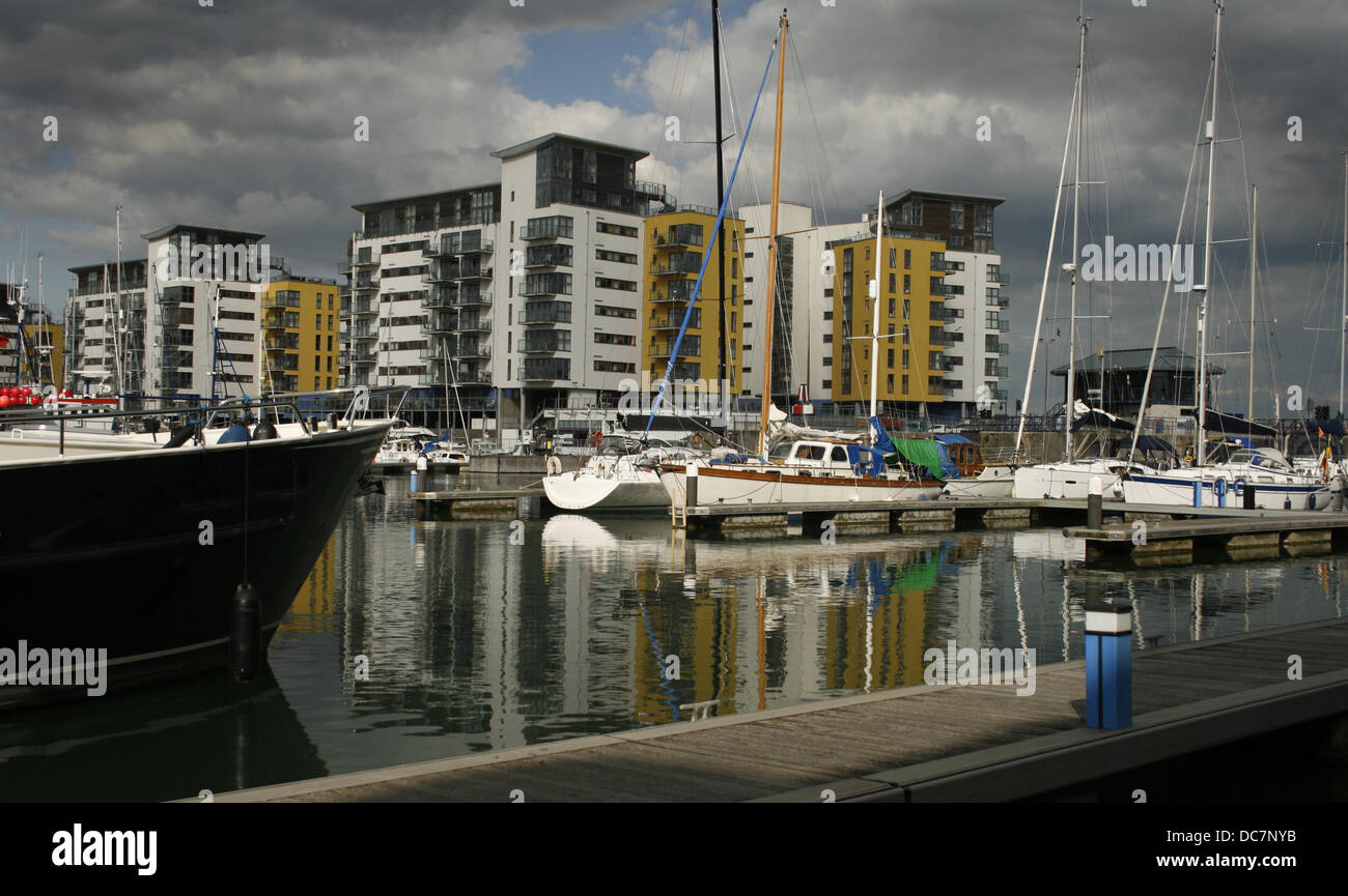 Sovereign Harbour Marina, near Eastbourne Stock Photo - Alamy