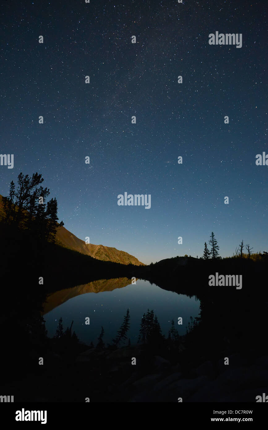 Ice Lake at night, Wallowa Mountains, Oregon Stock Photo - Alamy