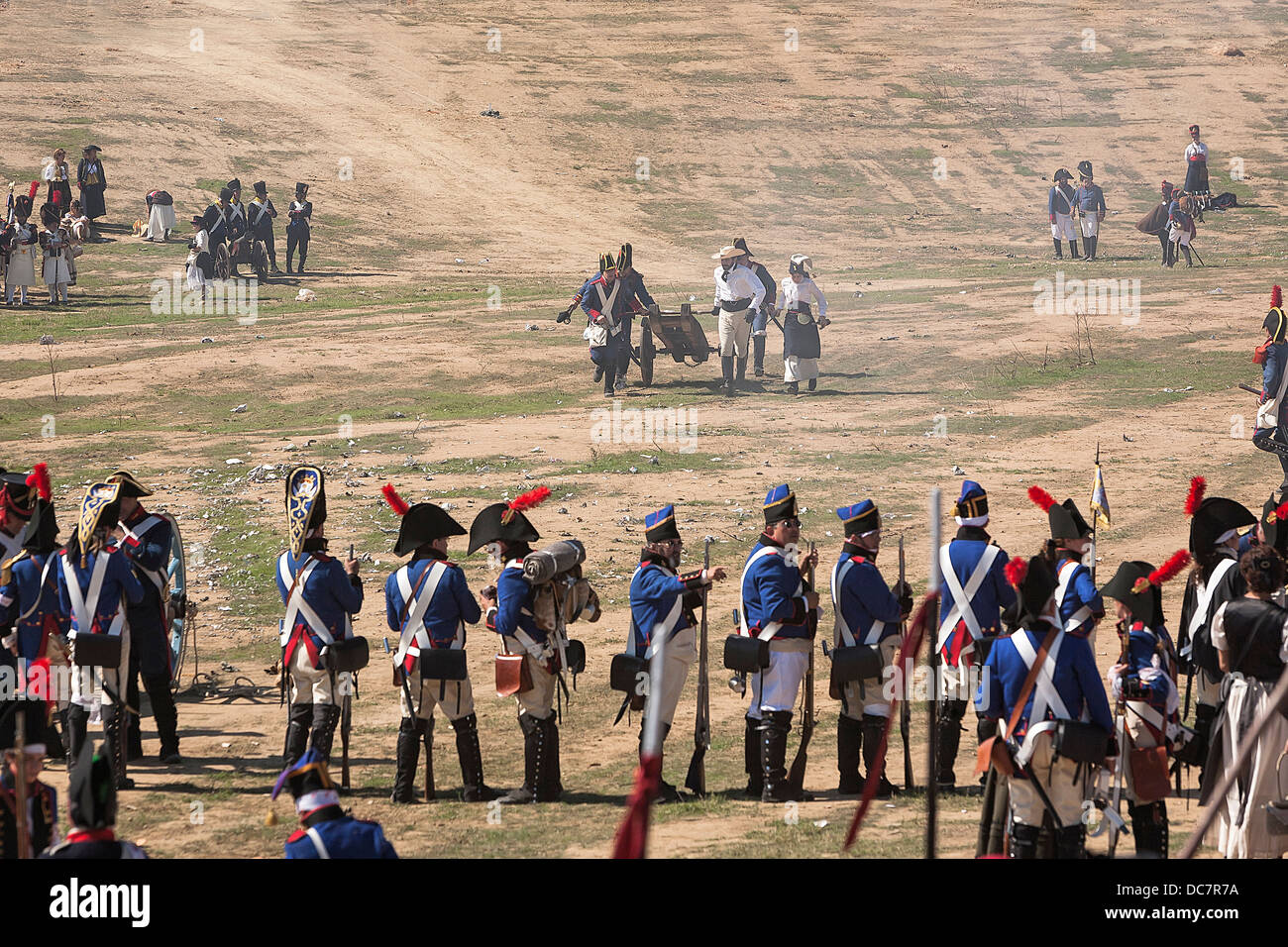 Representation of the Battle of Bailen of 1808, Bailén Jaén province ...