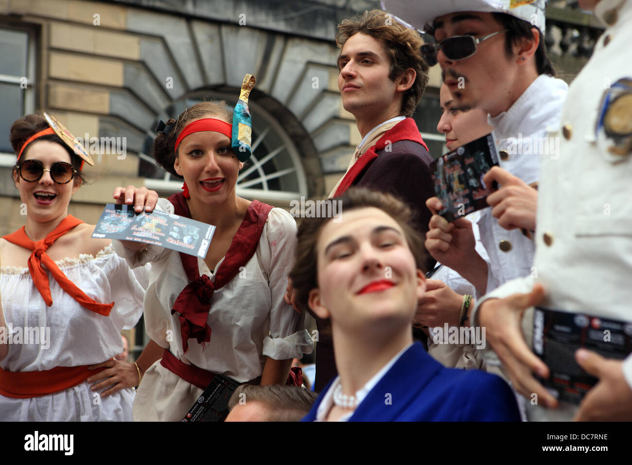 Handing out fliers hi-res stock photography and images - Alamy