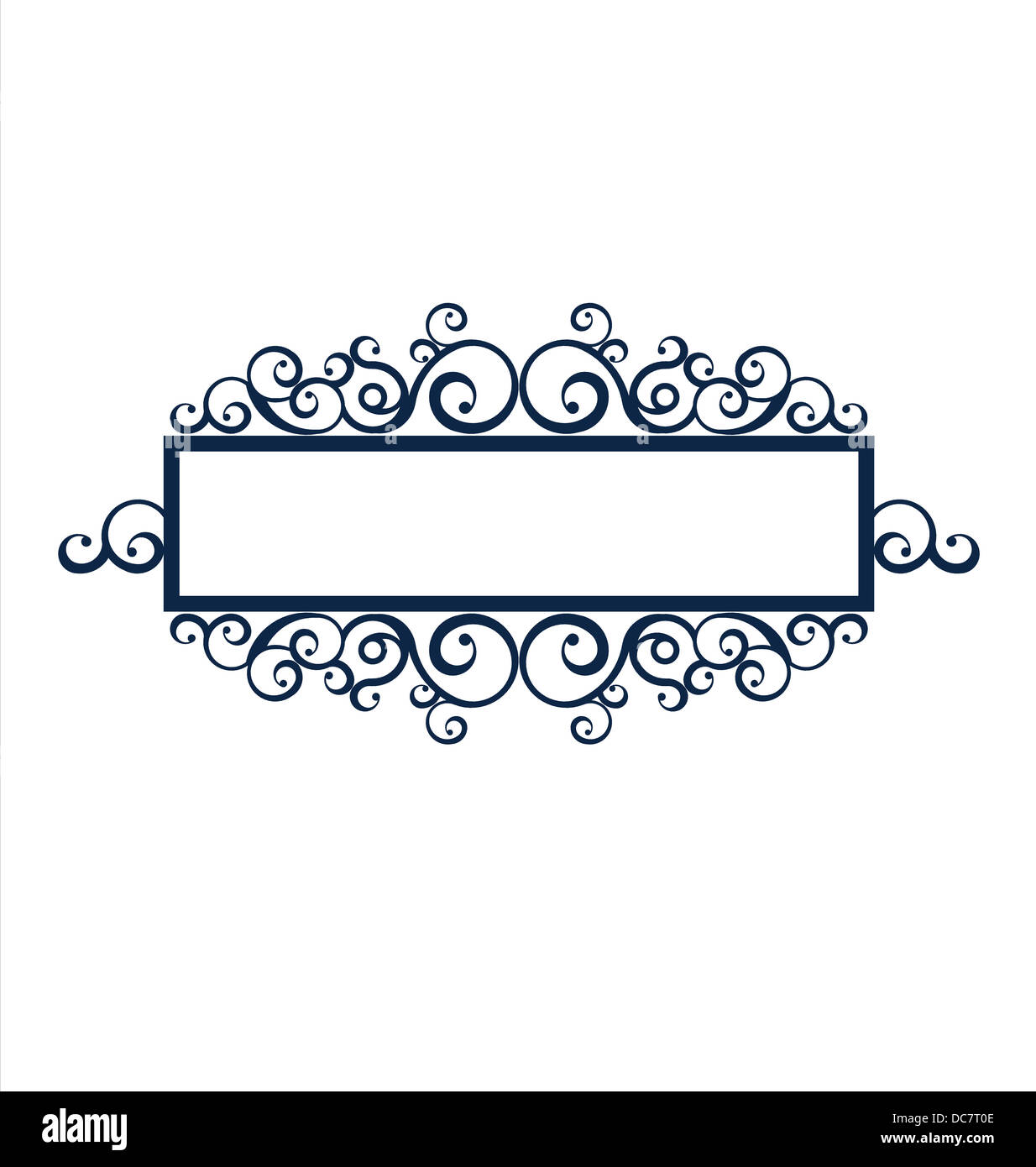 Vintage frame scroll Stock Photo - Alamy